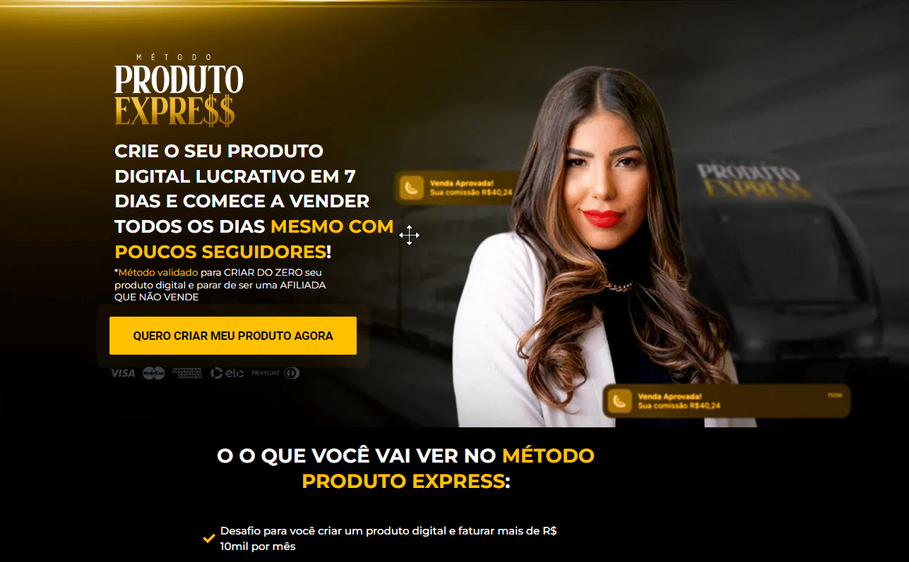 Pagina de Vendas Express